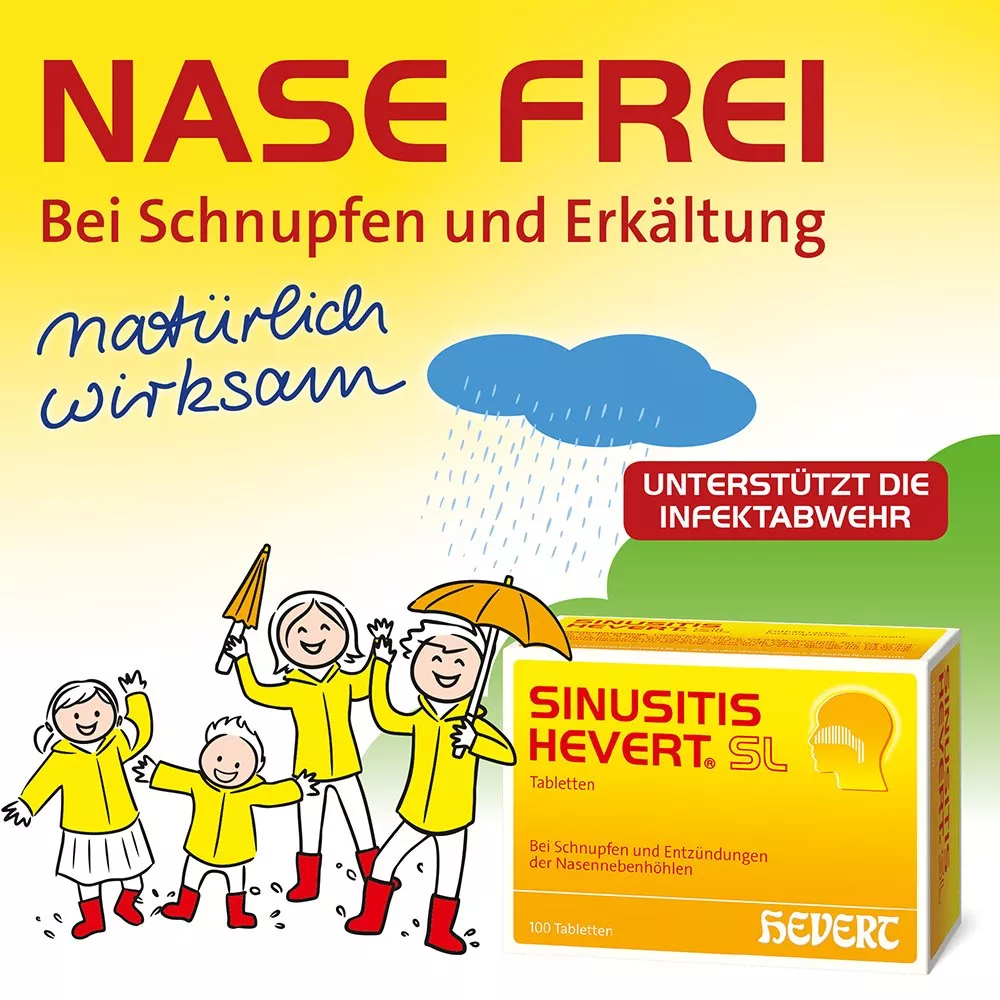 Sinusitis Hevert Sl Bei Schnupfen Und Erkältung